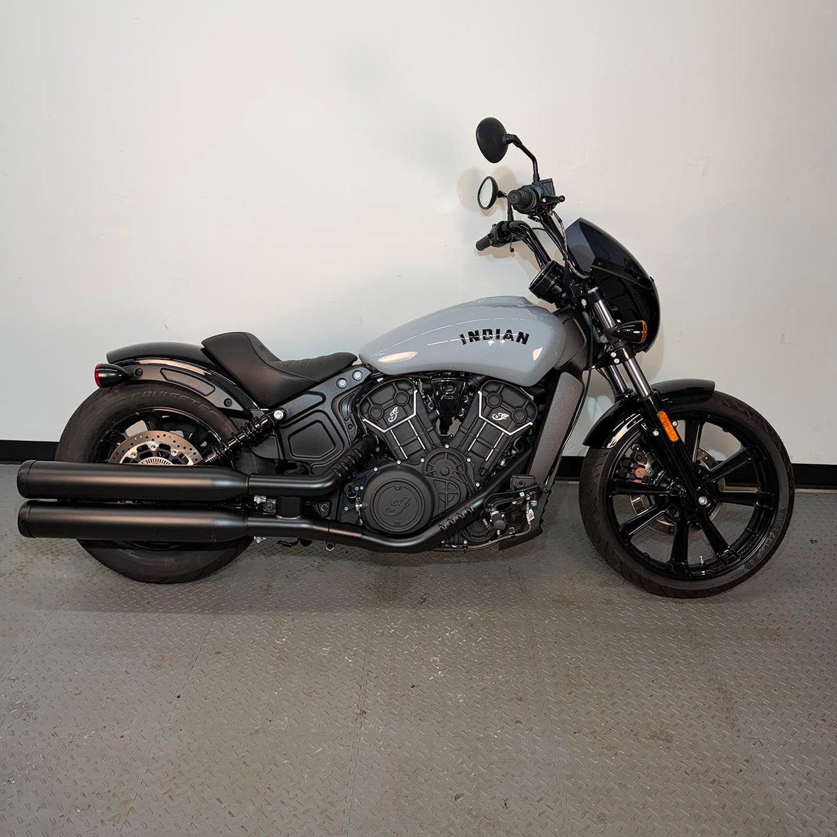 2024 Indian Scout Rogue Sixty Storm Gray Abs (83 Miles) – Redmond Used ...